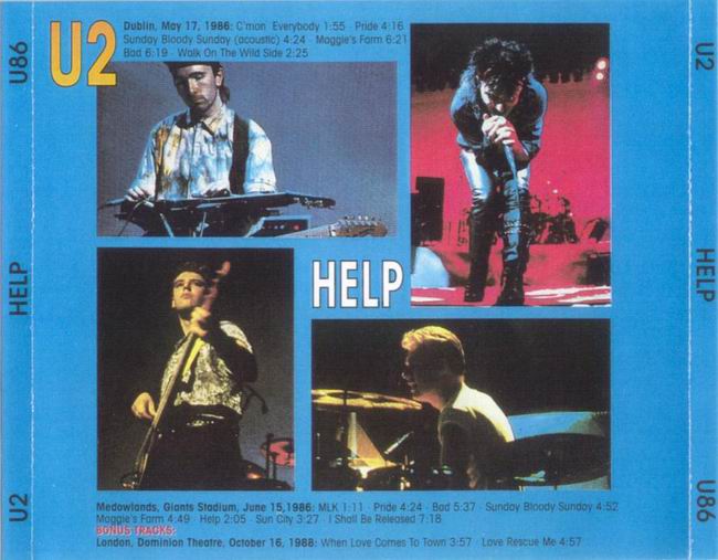 U2gigs.com cover » Audio » 1986 - A Conspiracy Of Hope Tour And Other ...