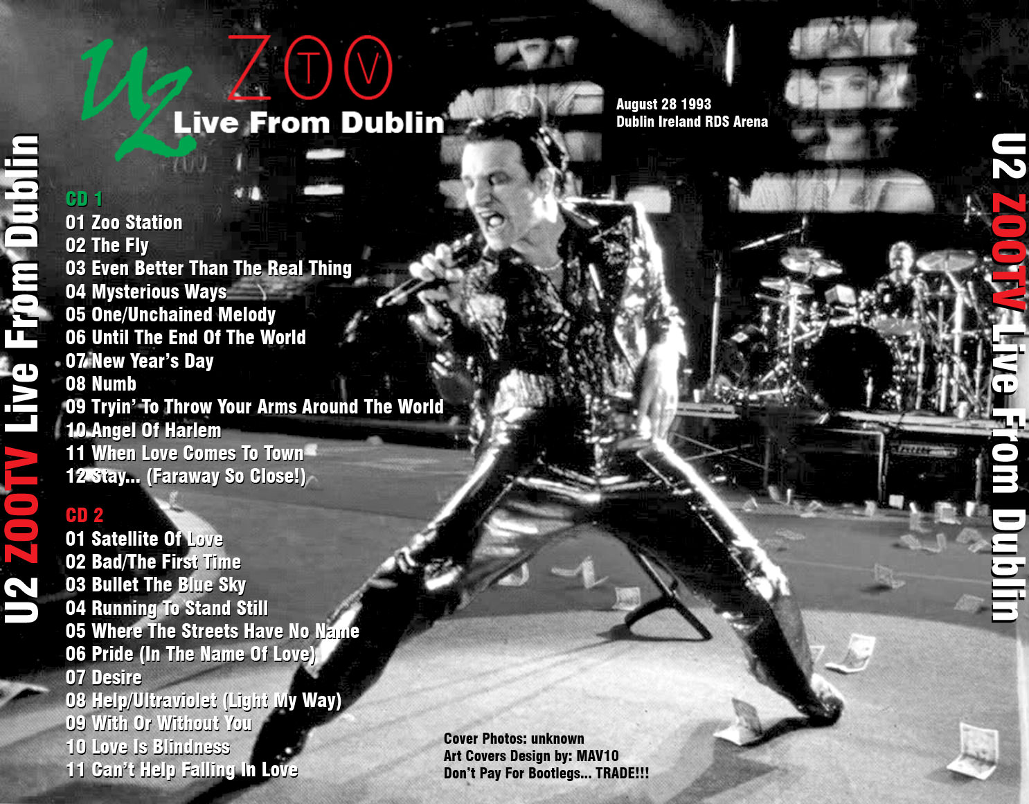 U2gigs.com cover » Audio » 1991-1996 - Zoo TV Tour » 07 - 1993 - 4th ...