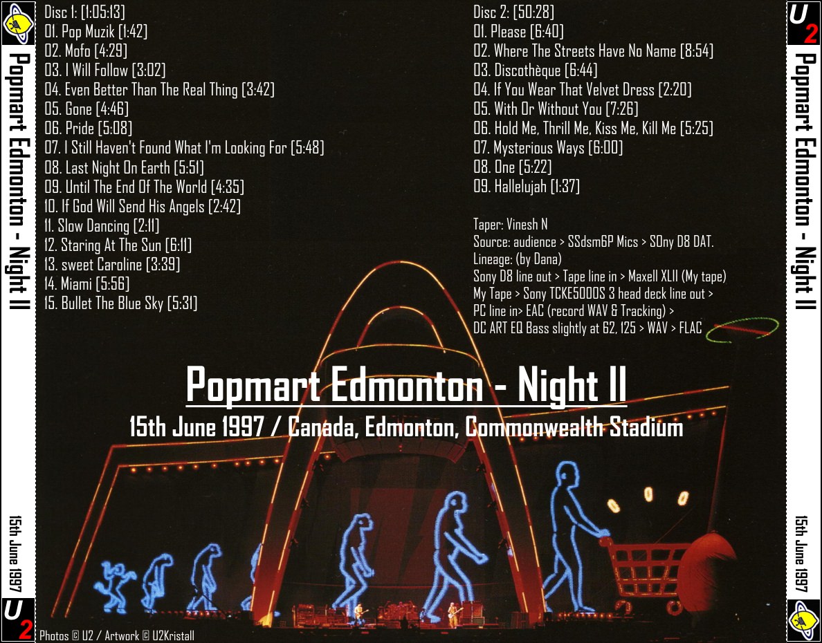 U2gigs.com cover » Audio » 1997-1999 - Popmart Tour » 03 - 1997 - 1st ...