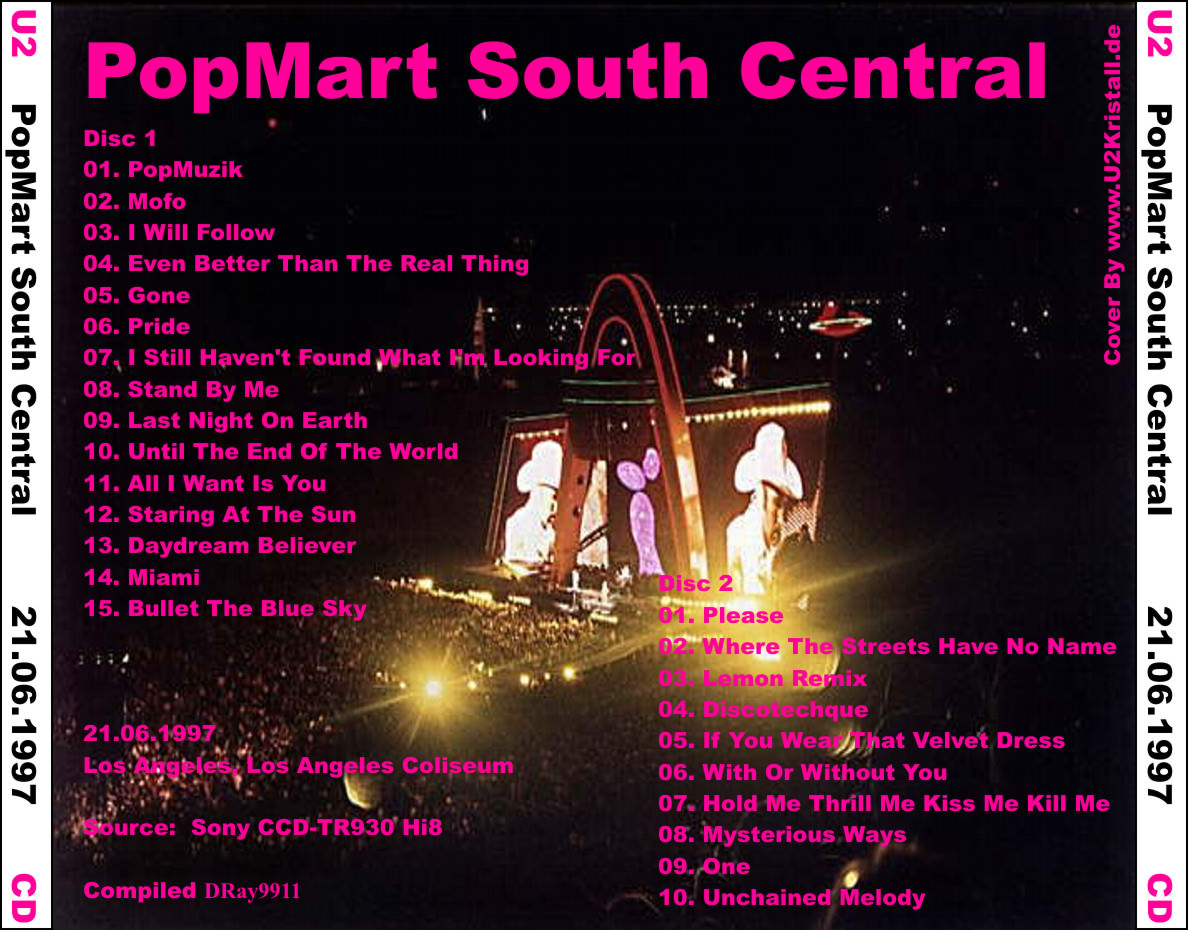 U2gigs.com cover » Audio » 1997-1999 - Popmart Tour » 03 - 1997 - 1st ...