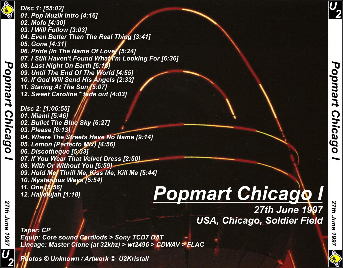 U2gigs.com cover » Audio » 1997-1999 - Popmart Tour » 03 - 1997 - 1st ...