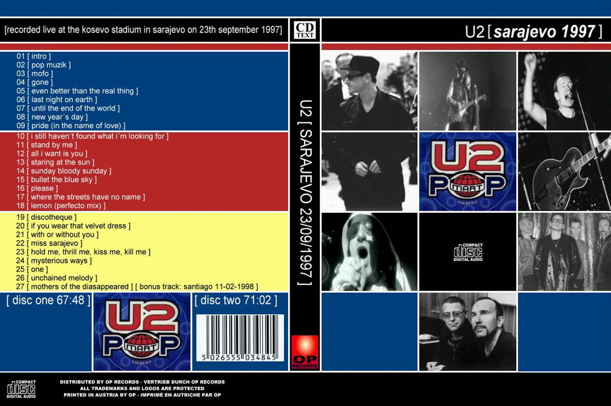 U2gigs.com cover » Audio » 1997-1999 - Popmart Tour » 04 - 1997 - 2nd ...