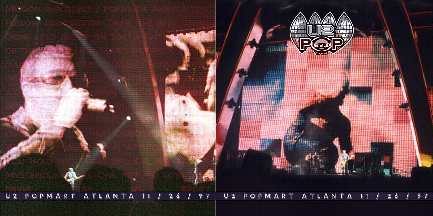 U2gigs.com cover » Audio » 1997-1999 - Popmart Tour » 05 - 1997 - 3rd ...