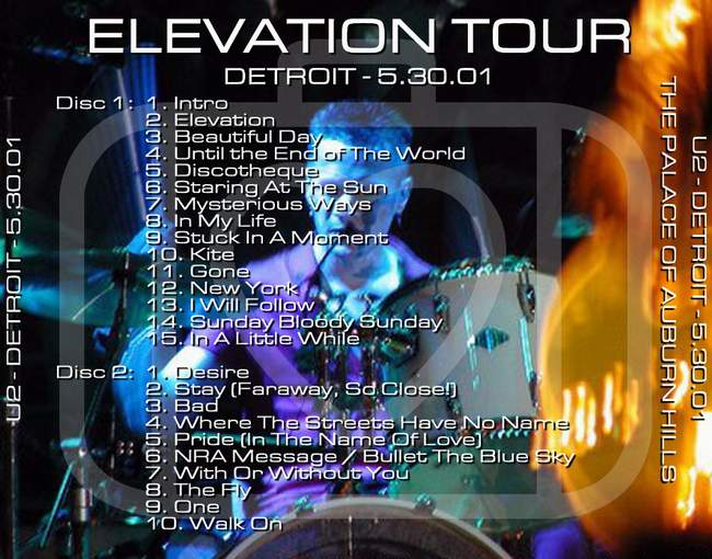 U2gigs.com cover » Audio » 2000-2003 - Elevation Tour » 04 - 2001 - 1st ...