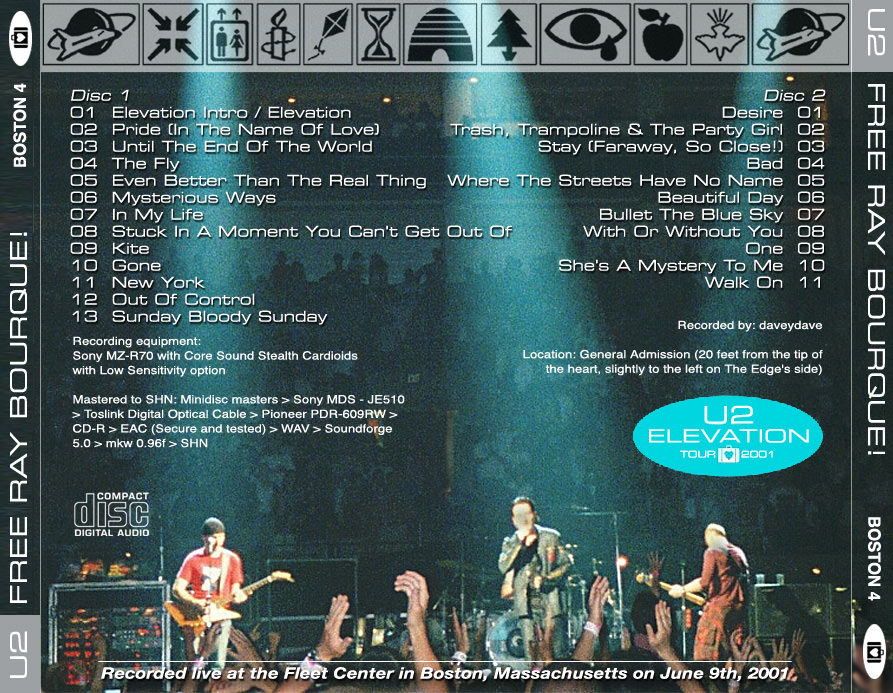 U2gigs.com cover » Audio » 2000-2003 - Elevation Tour » 04 - 2001 - 1st ...