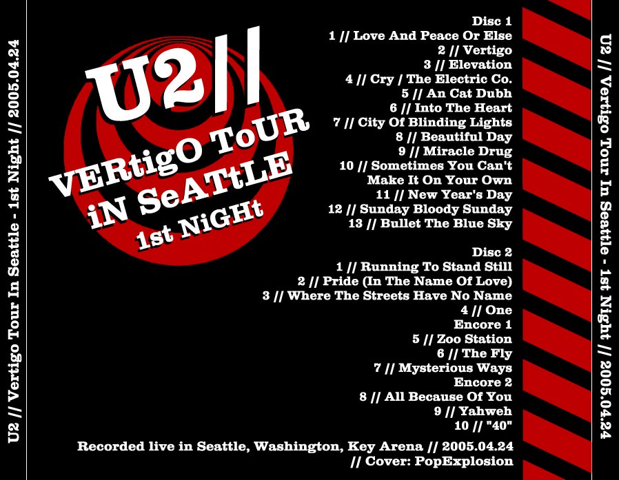 U2gigs.com cover » Audio » 2004-2006 - Vertigo Tour » 04 - 2005 - 1st ...