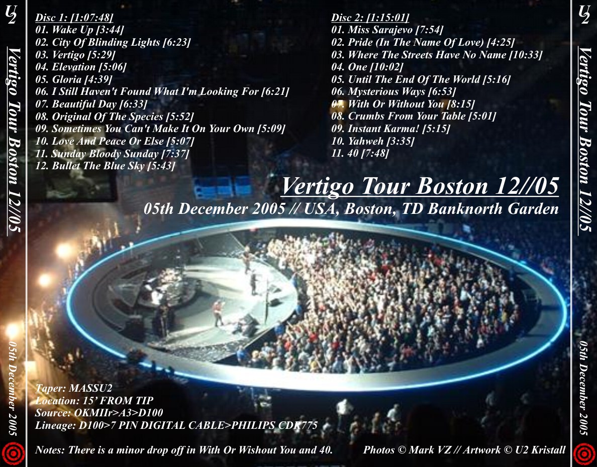 U2gigs.com cover » Audio » 2004-2006 - Vertigo Tour » 06 - 2005 - 3rd ...