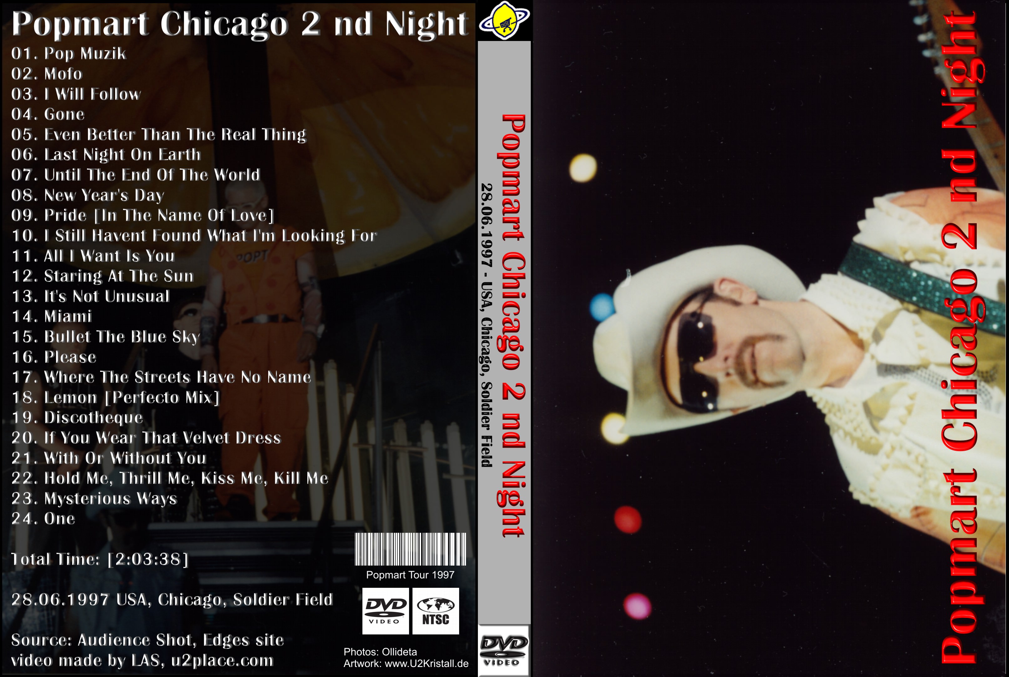 U2gigs.com cover » Video » DVD » 1997-1999 - Popmart Tour » 03 - 1997 ...