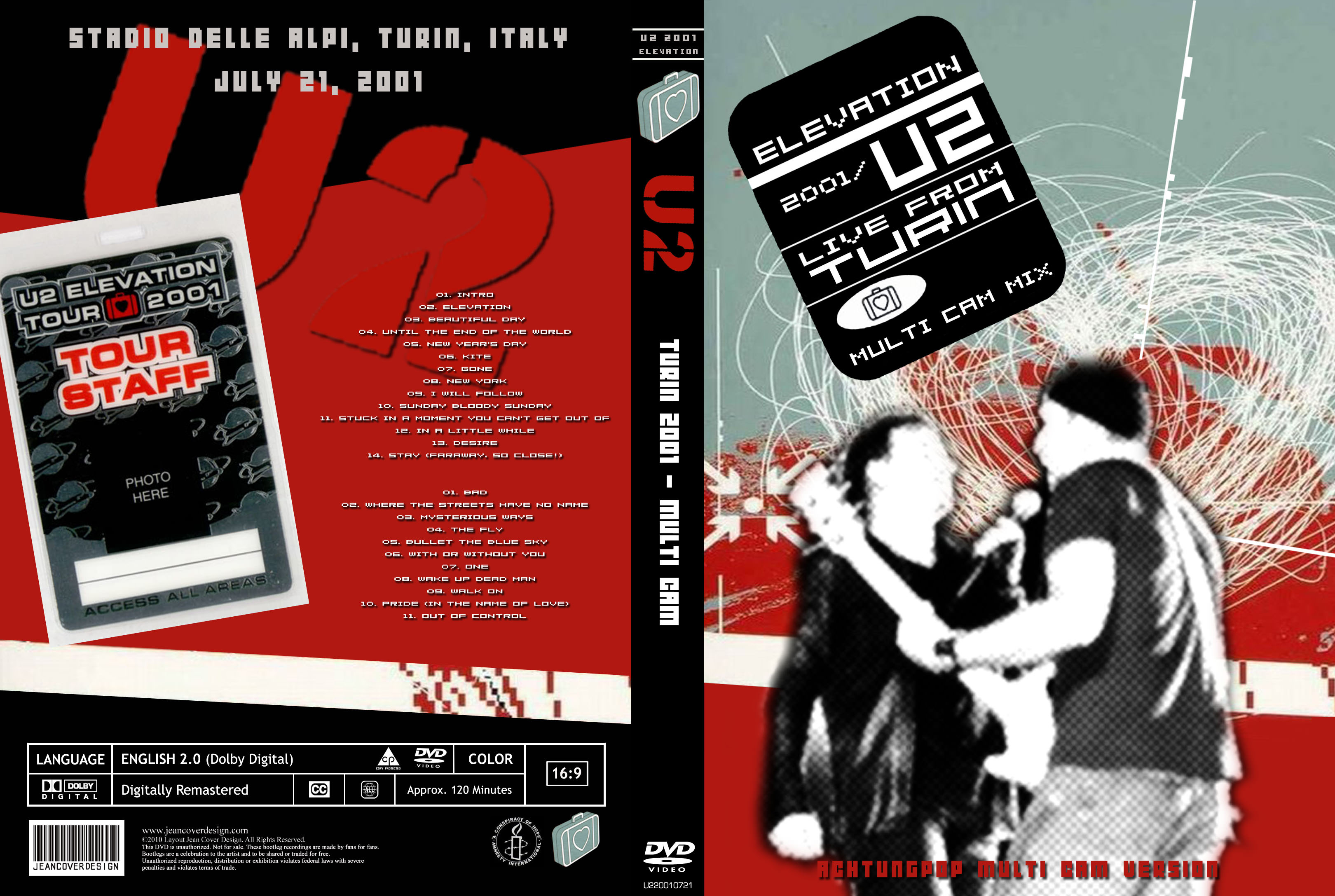 U2gigs.com cover » Video » DVD » 2000-2003 - Elevation Tour » 05 - 2001 ...