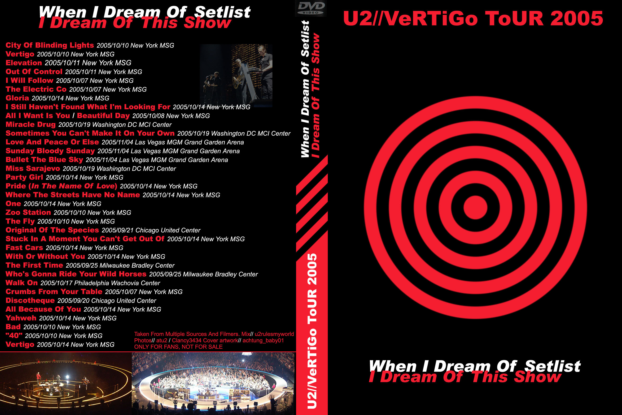 U2gigs.com cover » Video » DVD » 2004-2006 - Vertigo Tour » 08 - 2005 ...