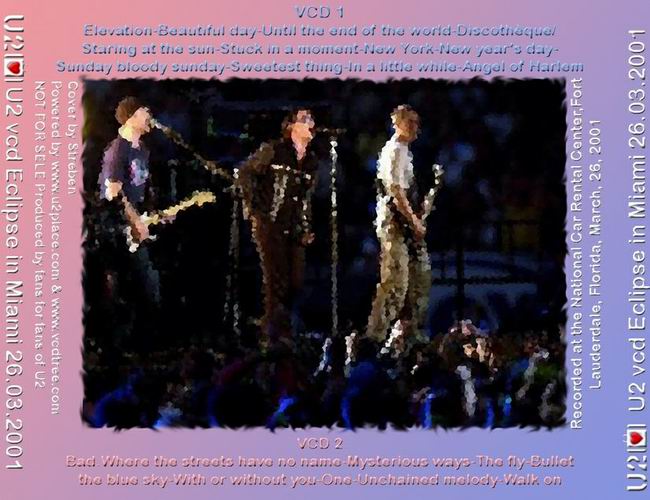 U2gigs.com cover » Video » VCD » 2000-2003 - Elevation Tour » 04 - 2001 ...